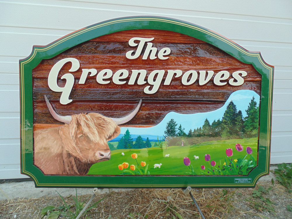 Condor Signs - Sandblasted Cedar Signs for your home, business or event