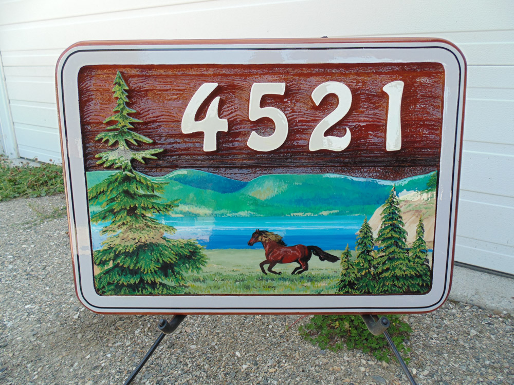 Condor Signs - Sandblasted Cedar Signs for your home, business or event